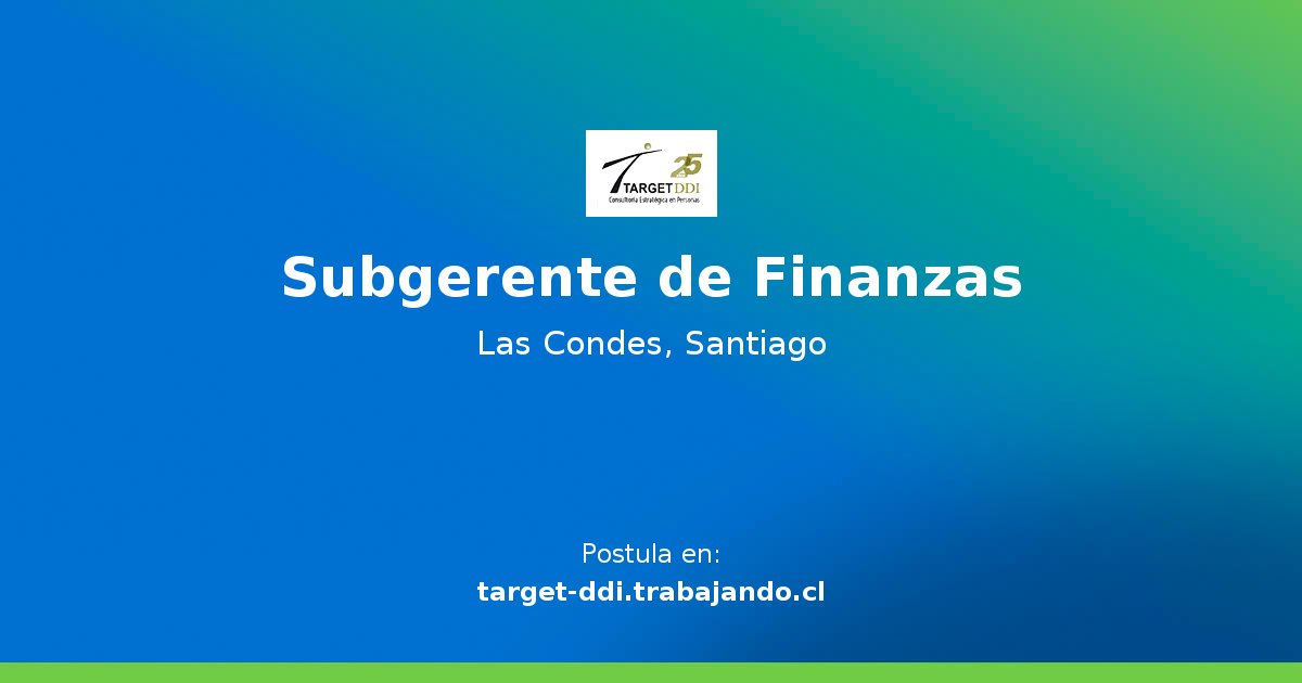 Trabajo de subgerente en Chile - Trabajando.com