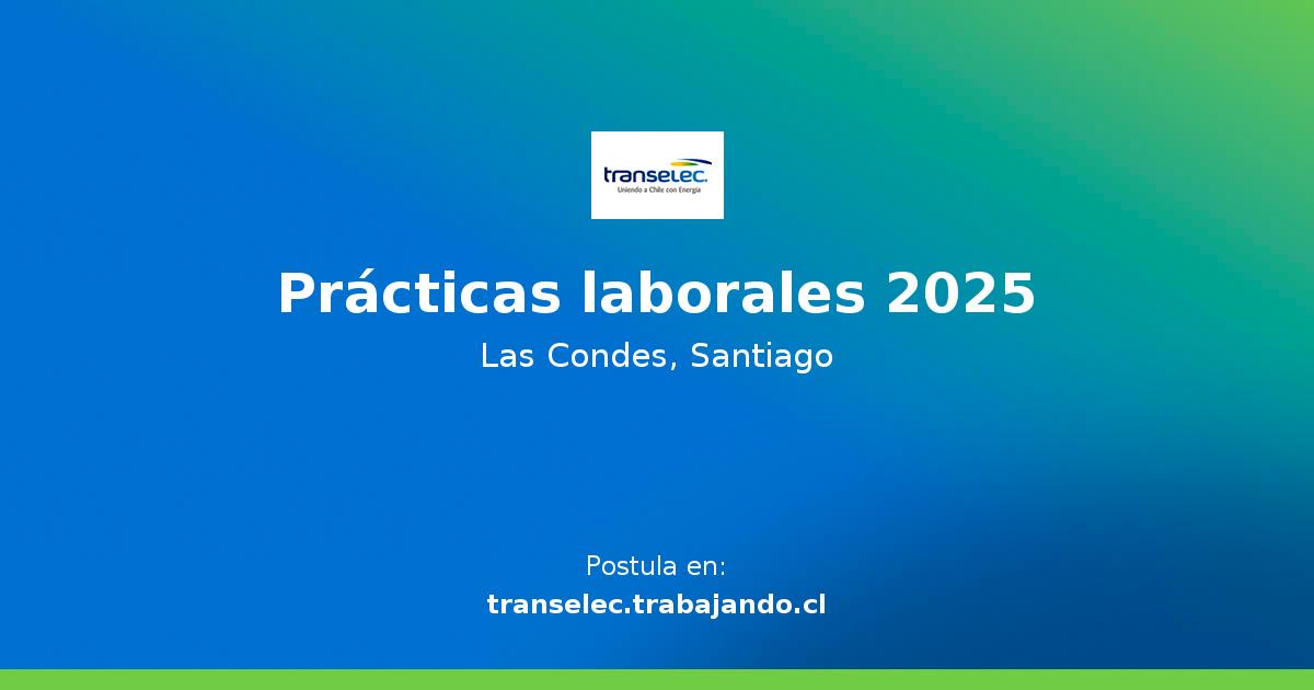 Prácticas laborales 2025 - Oferta de Trabajo en trabajandostarter.cl