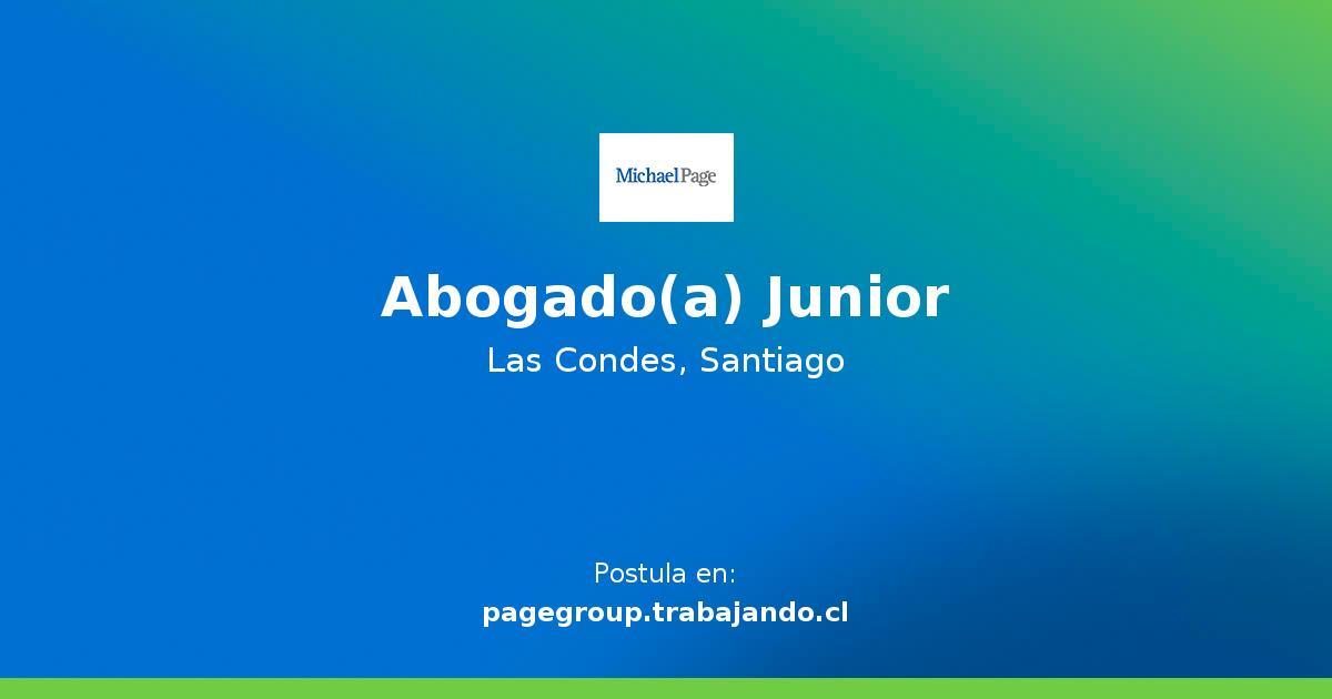 Abogado(a) Junior - Oferta de Trabajo en www.empleos.uchile.cl