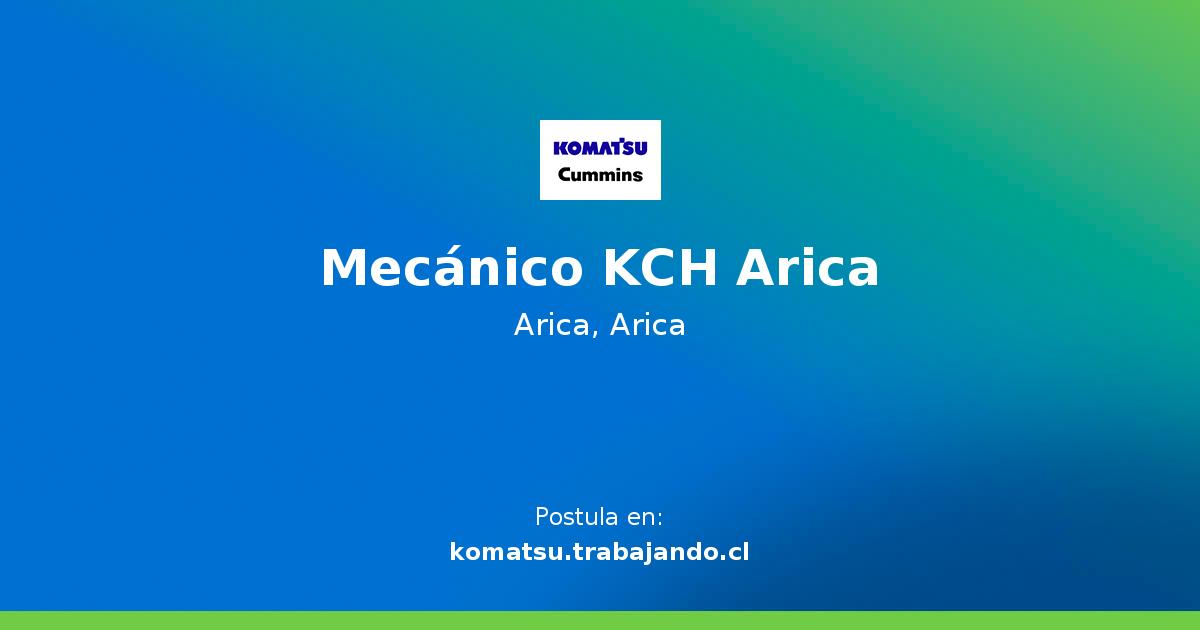 Mecánico KCH Arica - Trabajando.com