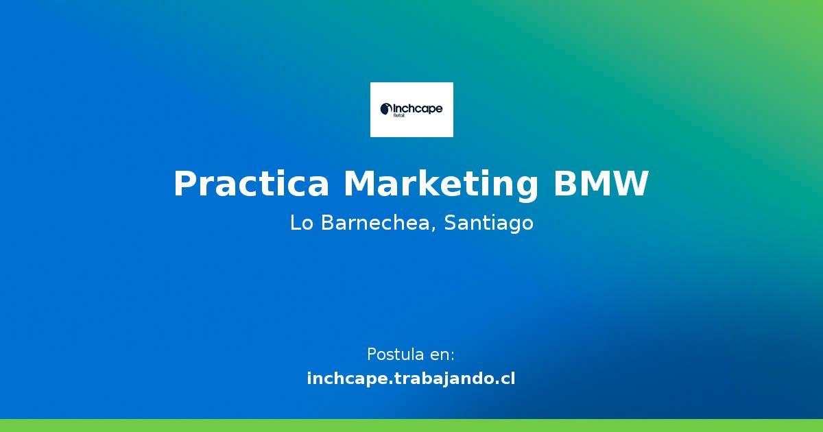 Practica Marketing BMW - Trabajando.com