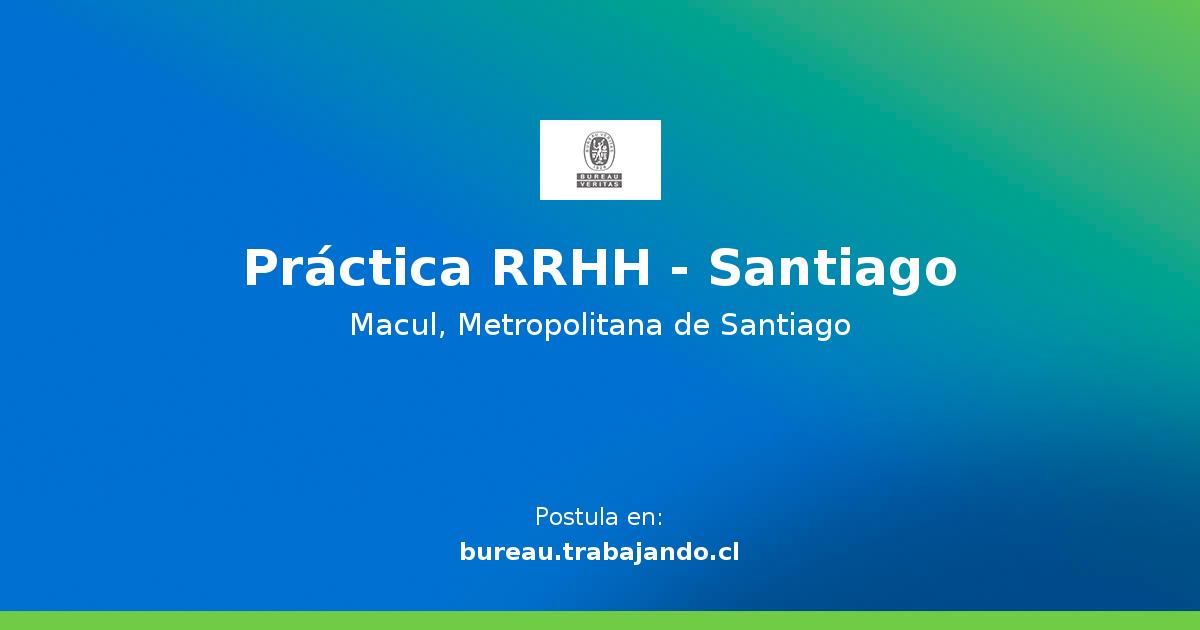 Práctica RRHH - Santiago - Trabajando.com