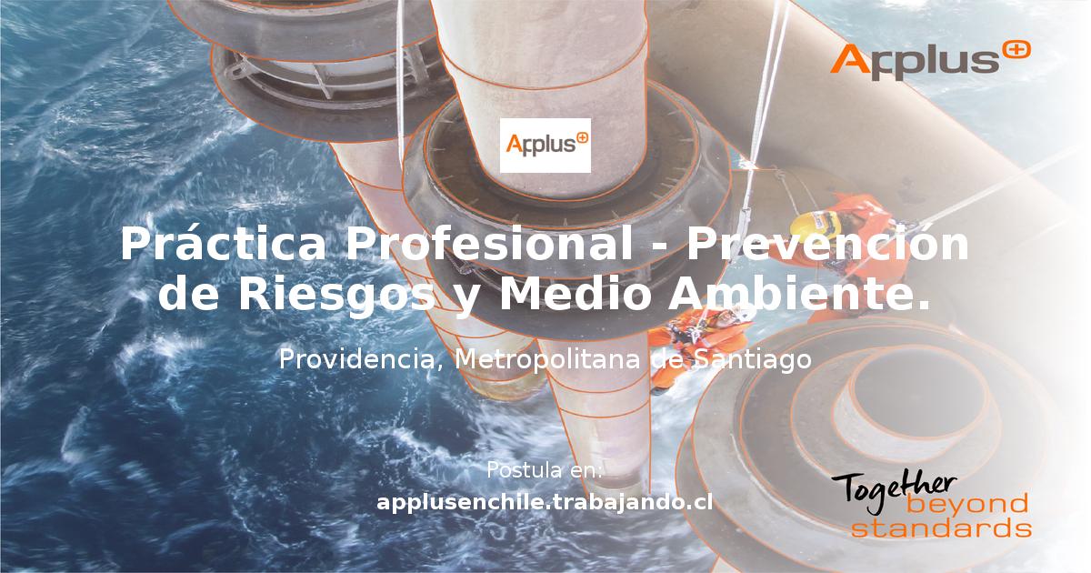Práctica Profesional - Prevención de Riesgos y Medio Ambiente ...