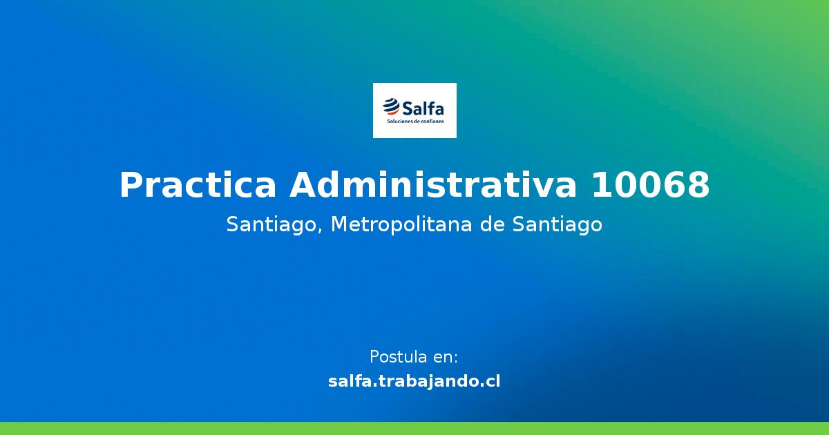 Practica Administrativa 10068 - Trabajando.com