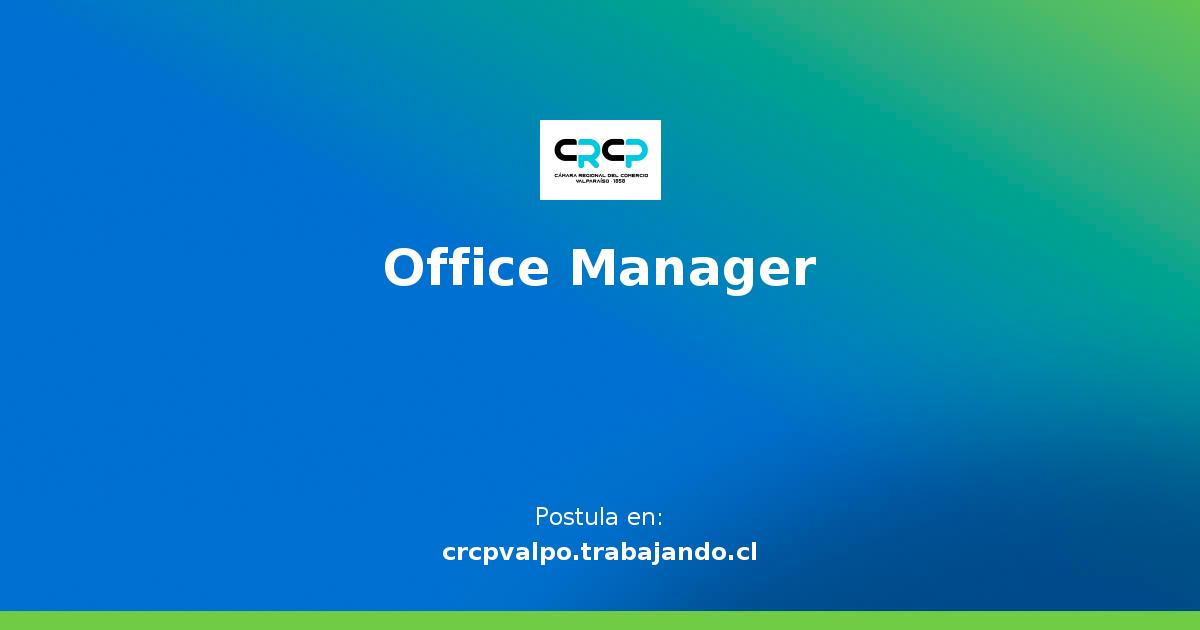 Office Manager - Trabajando.com