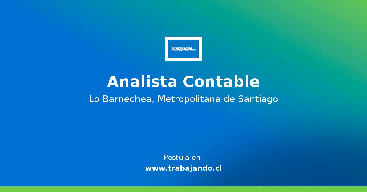 Analista Contable - Portal de Empleos ECAS