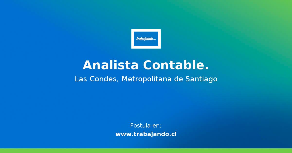 Analista Contable. - Portal de Empleos ECAS