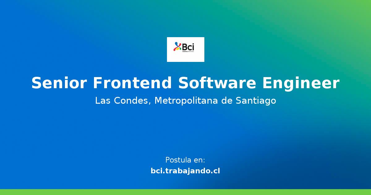 Senior Frontend Software Engineer - Trabajando.com