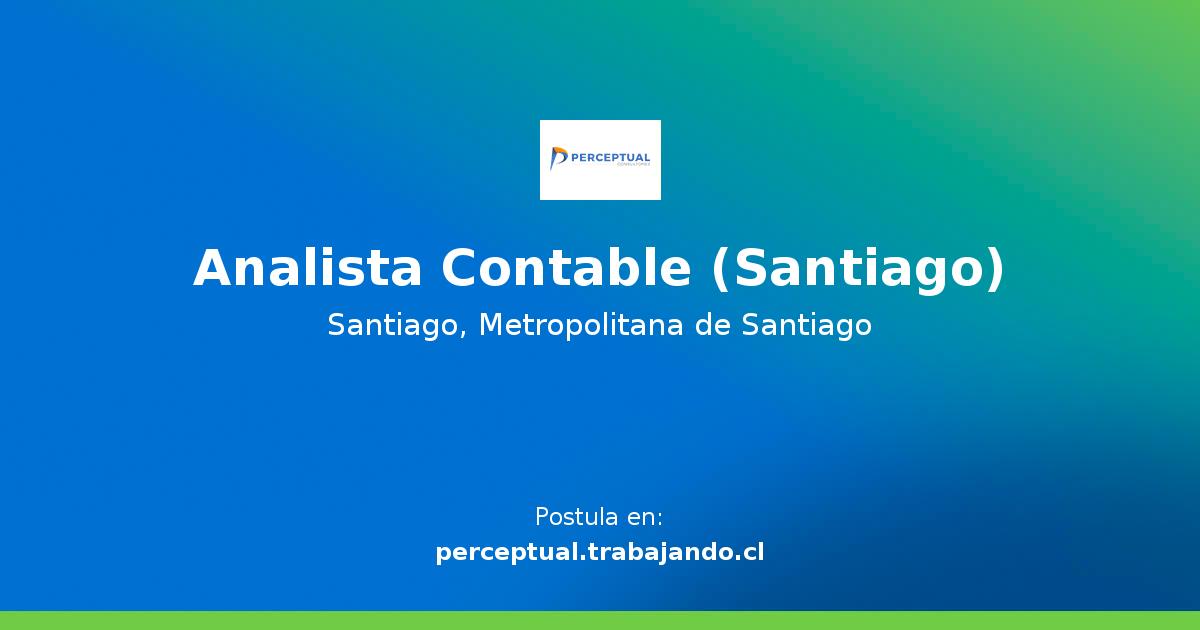 Analista Contable (Santiago) - Portal de Empleos ECAS