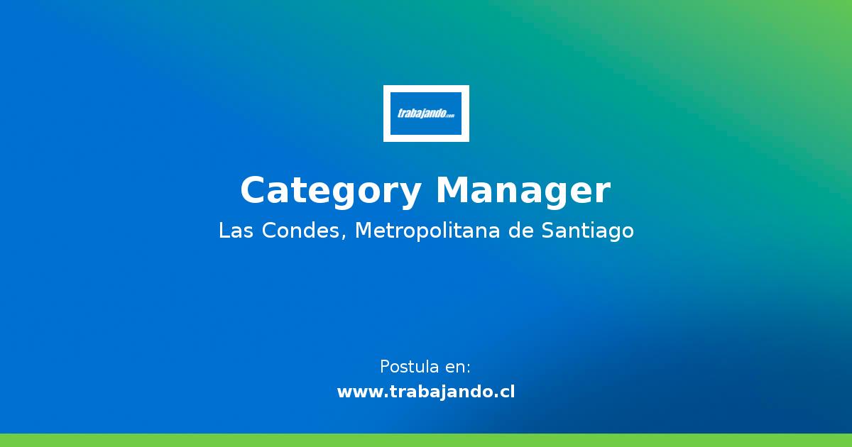 Category Manager - Trabajando.com