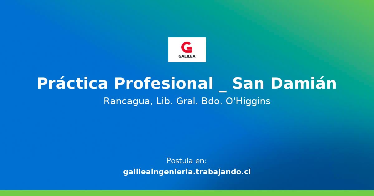 Práctica Profesional _ San Damián - Trabajando.com